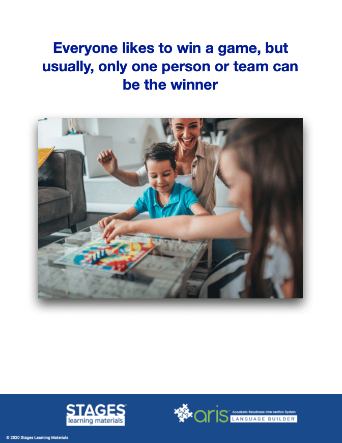 Teaching Autistic* Children About Winning and Losing